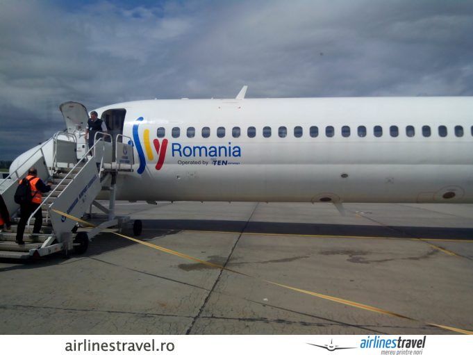 Bucuresti - Tulcea cu Fly Romania (zborul inaugural din 16 mai 2014)